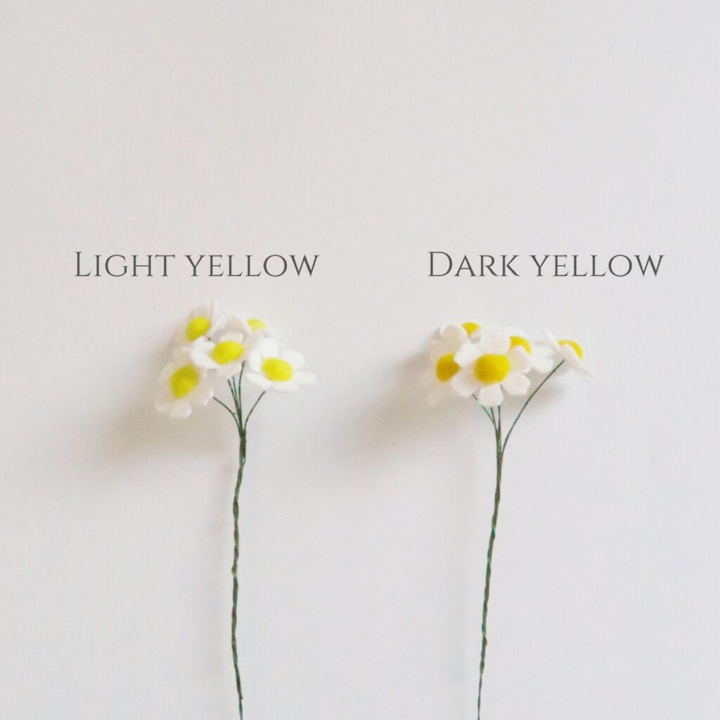 Mini Felt Daisy Bouquet Single Stem - The Tsubaki