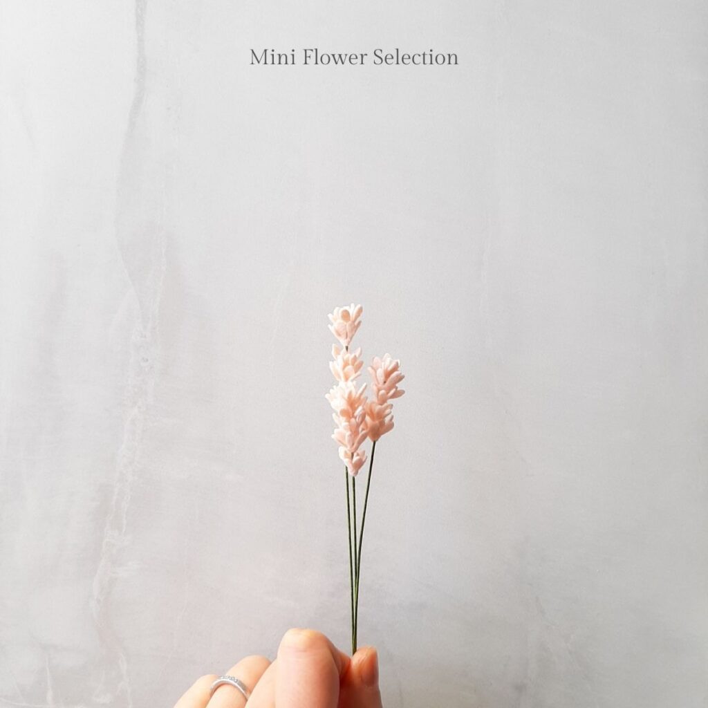 Mini Rose Felt Flower Single Stem - The Tsubaki