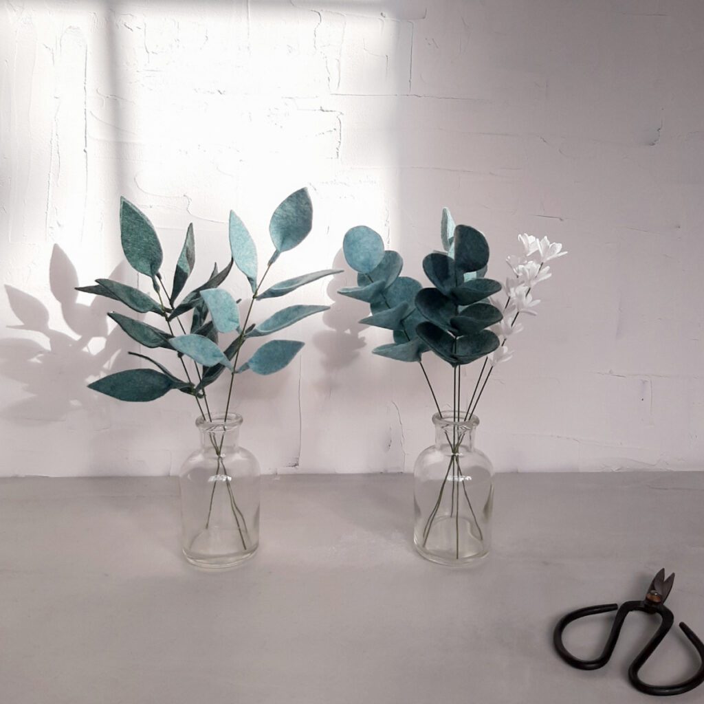 Clear Glass Vase For Mini Flower Selection - The Tsubaki