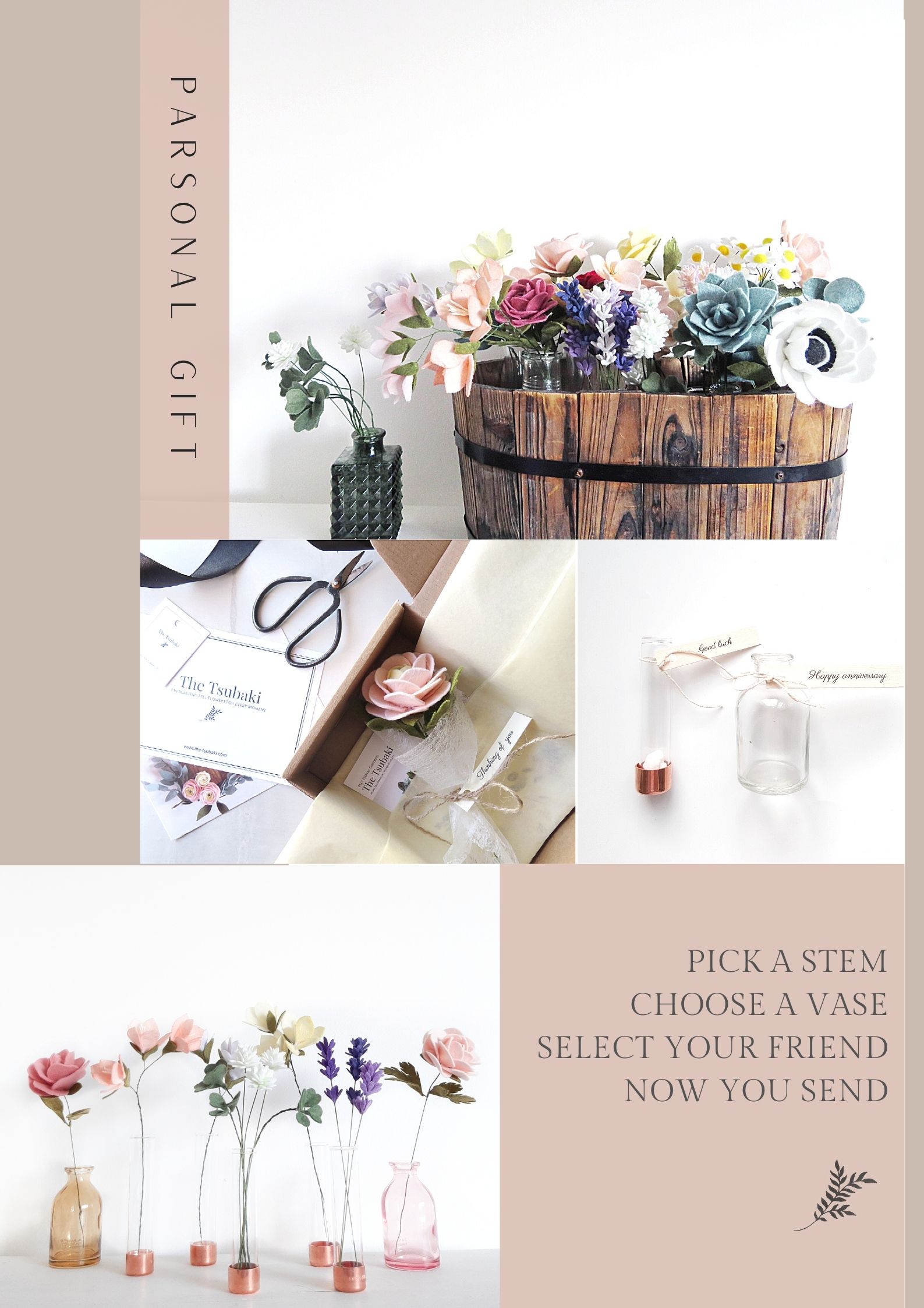 8 - Our Mini Flower Selection - The Tsubaki