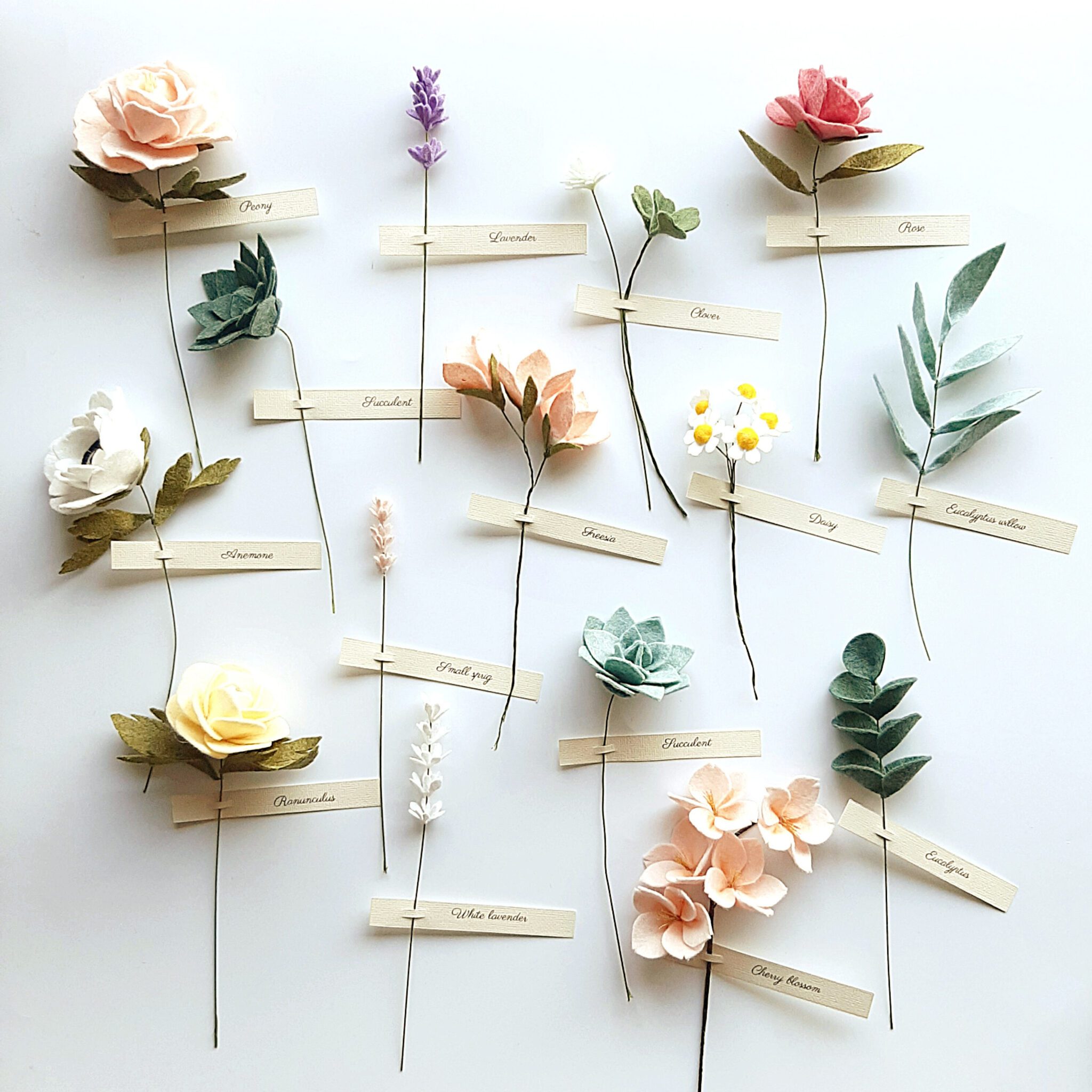 Mini Lavender Flower Single Stem - The Tsubaki