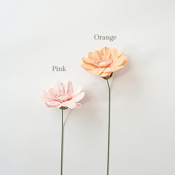 Mini Gerbera Flower Single Stem - The Tsubaki