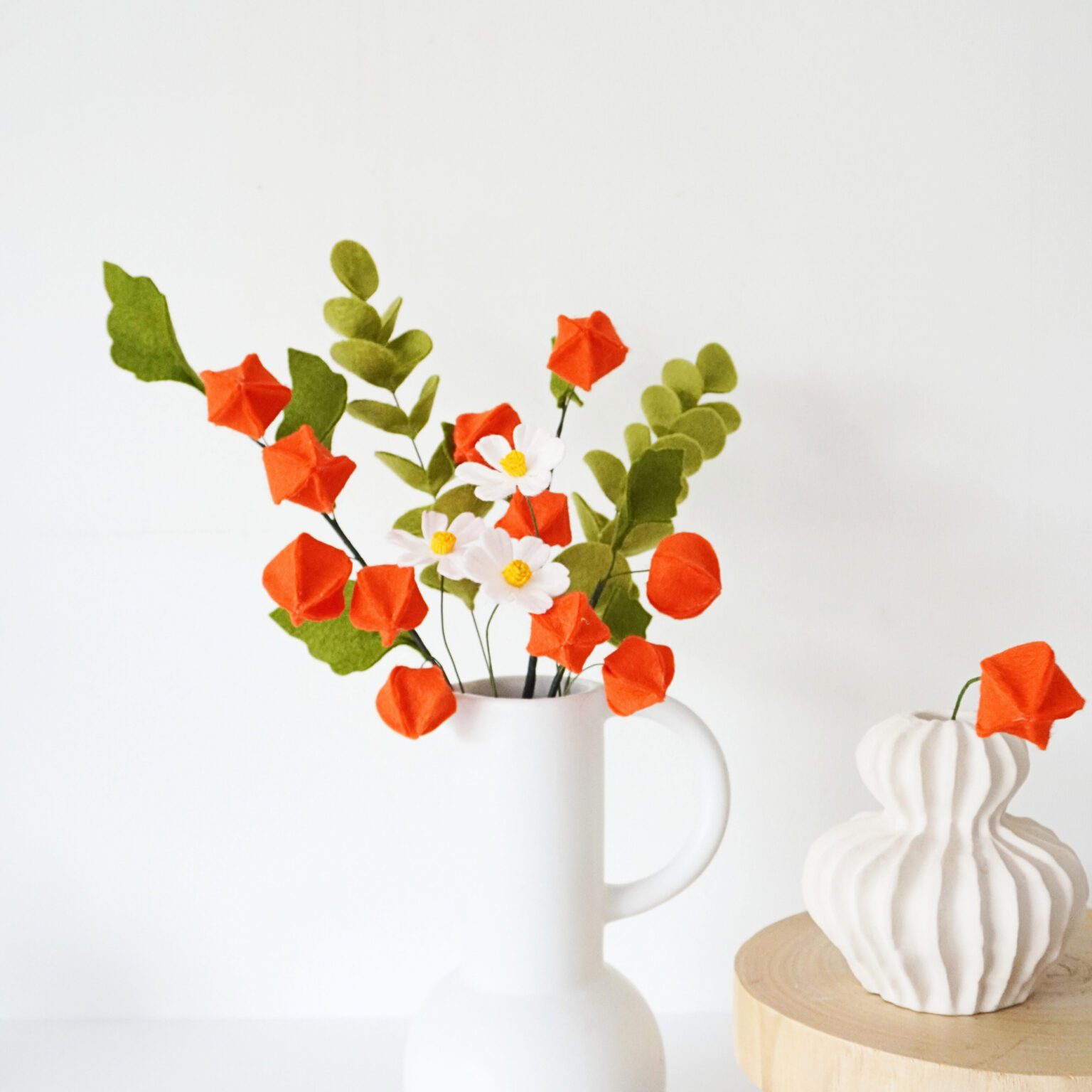 Mini Felt Cosmos Single Stem - The Tsubaki