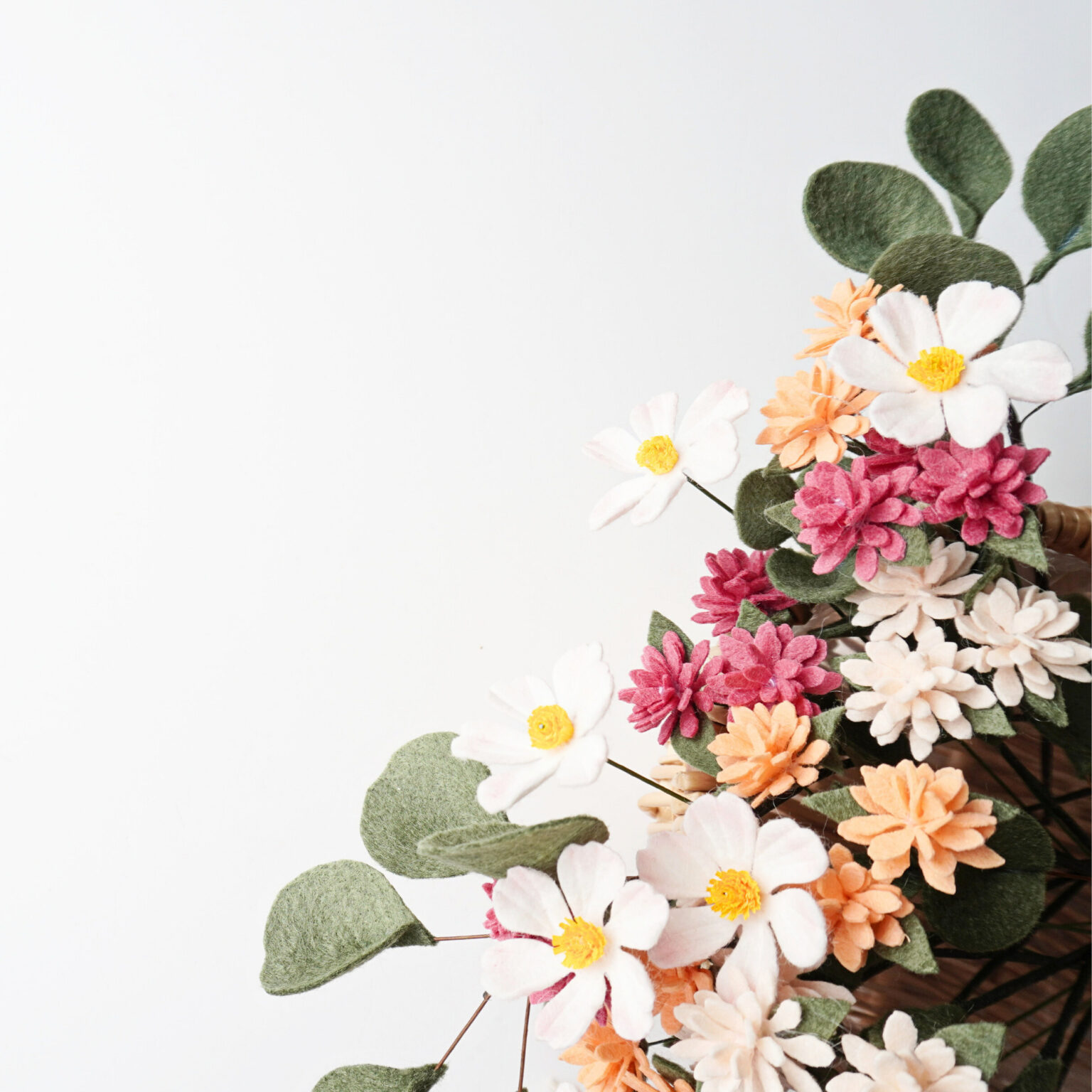 Mini Felt Cosmos Single Stem - The Tsubaki