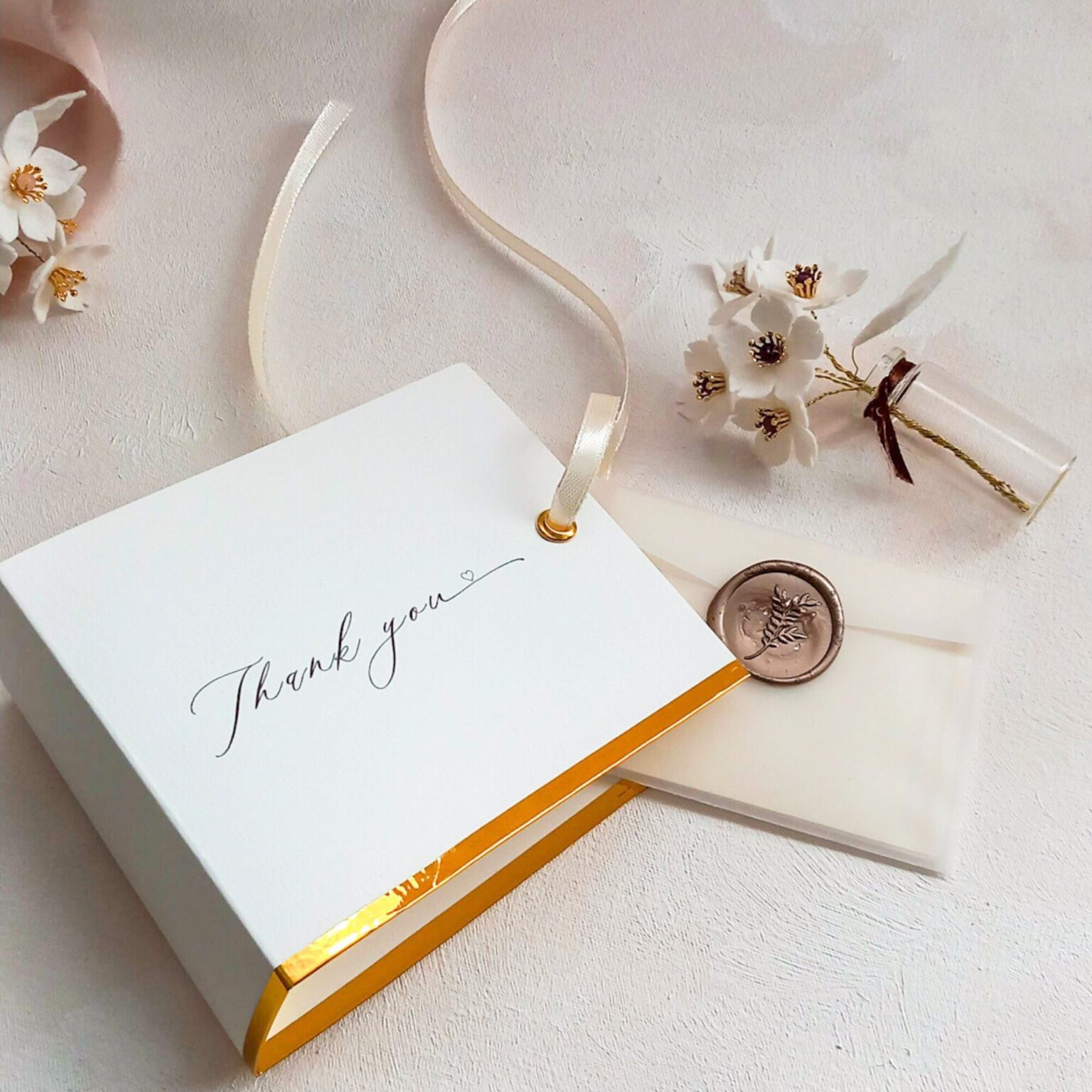 Greeting Card with Super Mini Sakura - The Tsubaki